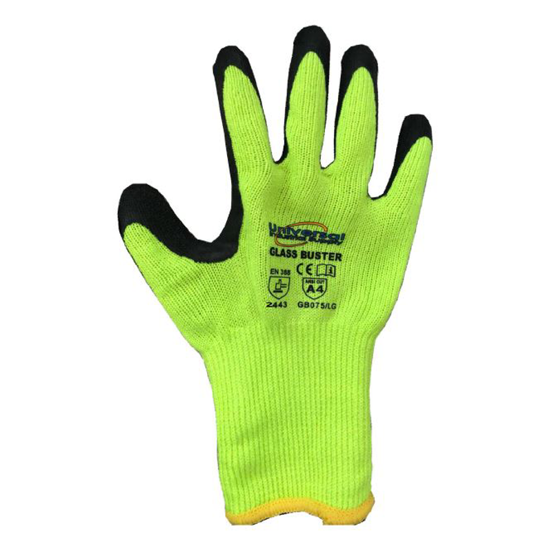 A5, Latex Coated, Glass Buster, Glove - Universal Industrial Supply