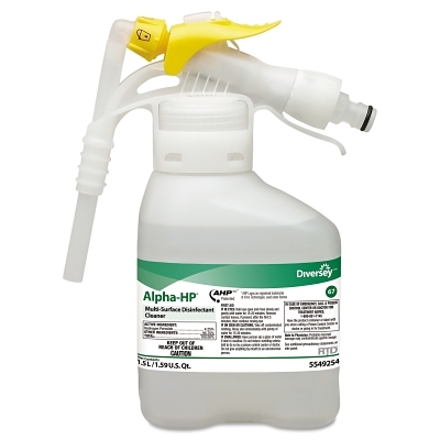 Alpha-HP® Multi-Surface Disinfectant Cleaner, 1.5 L, Spray Bottle ...