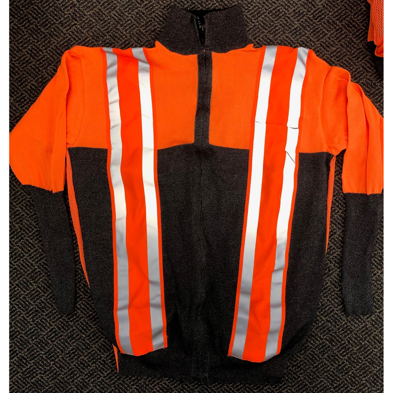DRIVER HI-VIZ JACKET, ZIPPER FRONT, - Universal Industrial Supply