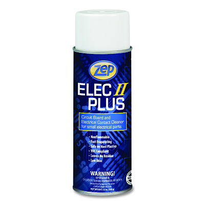Electrical Contact Cleaner, 12 oz, Aerosol, Elec II Plus - Universal ...