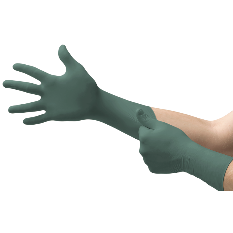 Flock Lined Disposable Nitrile Glove - Universal Industrial Supply