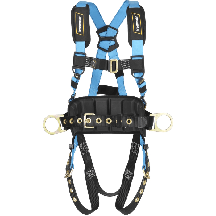 HARNESS, FULL BODY, W/BACK SUPPORT - Universal Industrial Supply