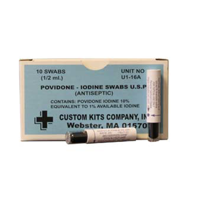 IODINE SWABS 10/BOX - Universal Industrial Supply