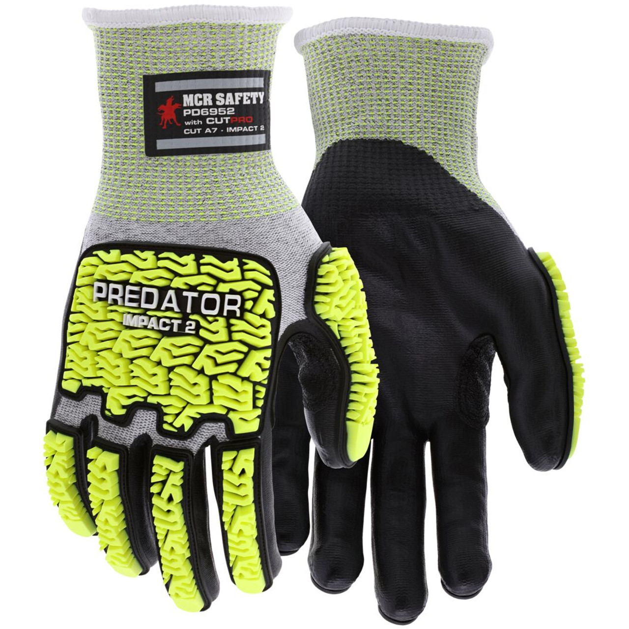 PD6952 – Predator® Mechanics Work Gloves – Hi-Visibility Impact ...