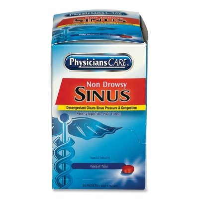 PhysiciansCare® Sinus Medication, 1 per Pack/50 pk per Box - Universal ...