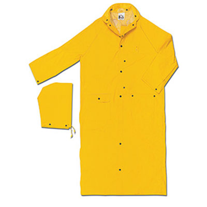 Raincoat 48″ W/Detached Hood - Universal Industrial Supply