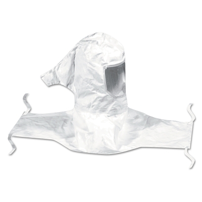 Sealed-Seam Respirator Hood, White - Universal Industrial Supply