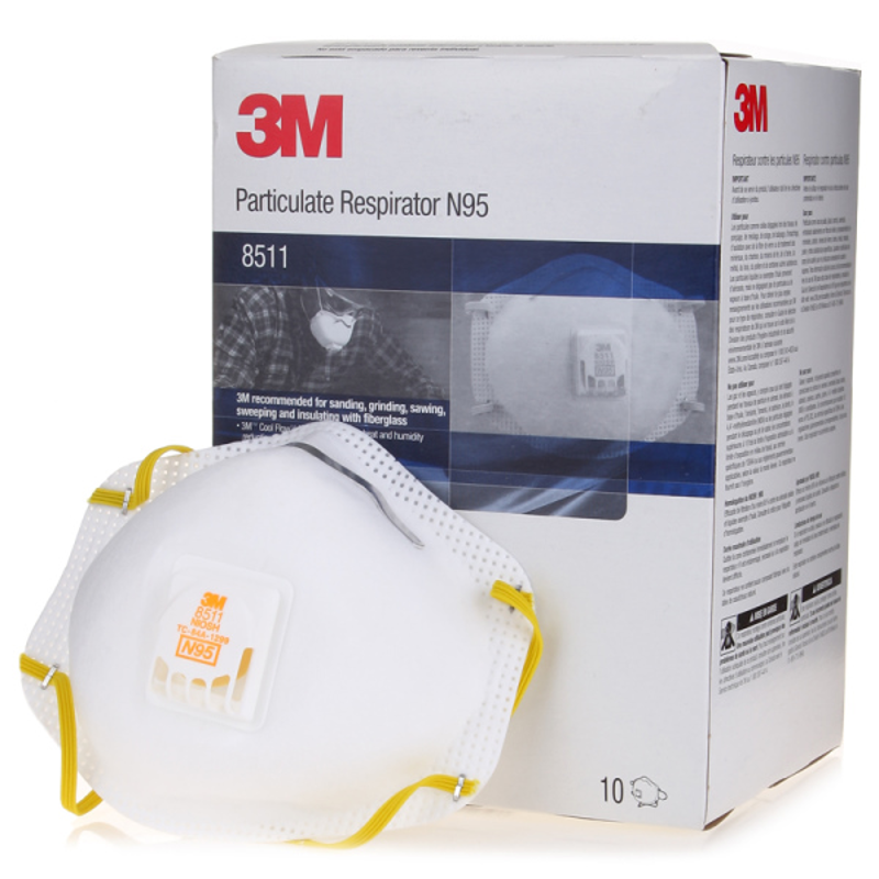 PARTICULATE RESPIRATOR 8511 N95 10/BX - Universal Industrial Supply